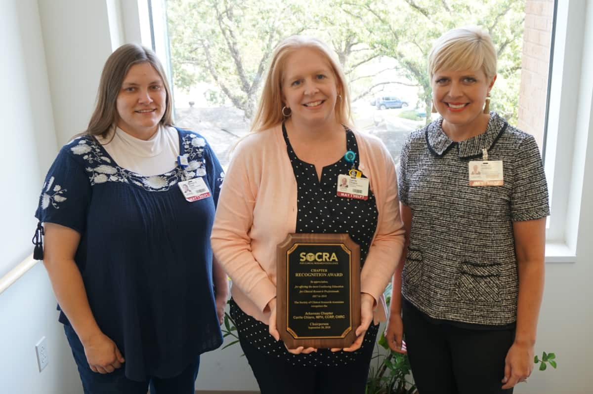 UAMS Staff Recognized by International Group for Research Education ...